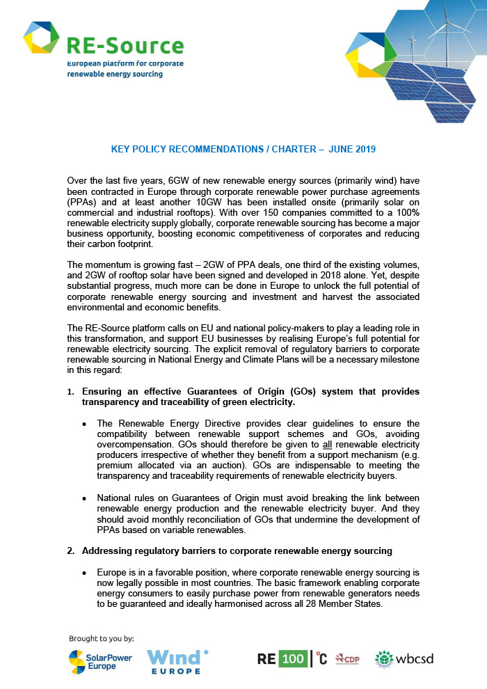 Policy – RE-Source Platform